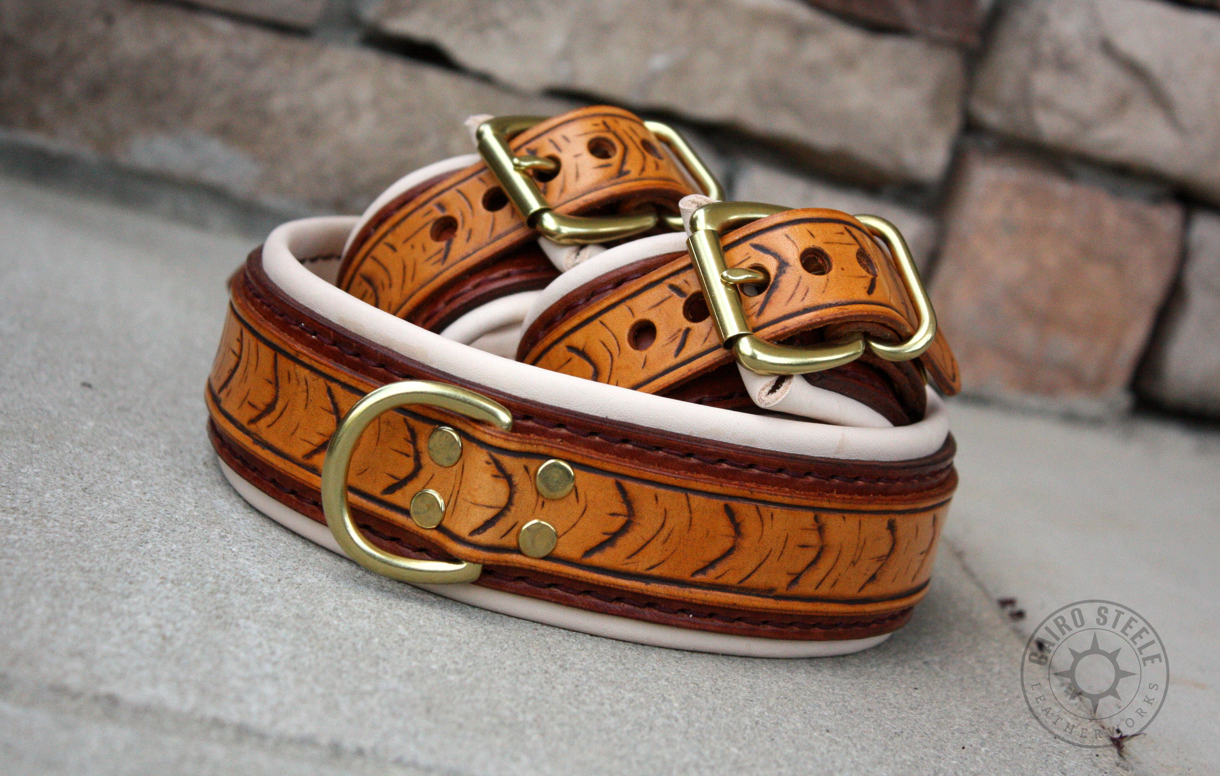 Ram's Horn Collar & Cuff Set [2025] – Cairo Steele Leatherworks